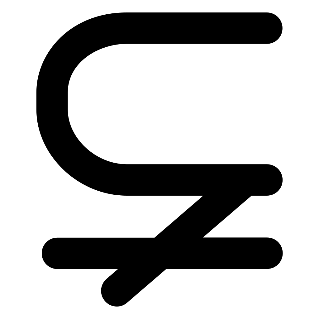 Subset Of With Not Equal Mathematical Symbol Svg Png Icon Free Download Subset Of With Not Equal Mathematical Symbol Svg Png Icon Free Download