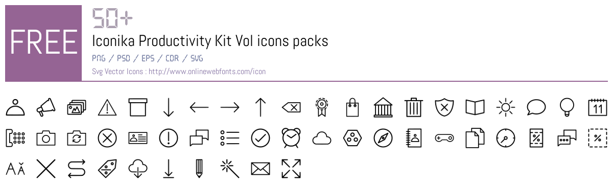 +50 Iconika Productivity Kit Vol Icons Packs Free Downloads ...