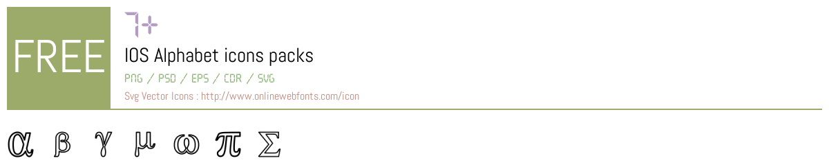 +7 IOS Alphabet Icons Packs Free Downloads - OnlineWebFonts.COM