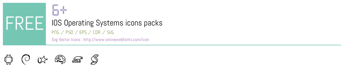 +6 IOS Operating Systems Icons Packs Free Downloads - OnlineWebFonts.COM