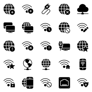 +42 Network Icons Packs Free Downloads - OnlineWebFonts.COM