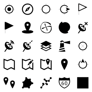 +24 Maps Icons Packs Free Downloads - OnlineWebFonts.COM