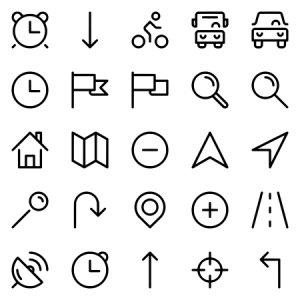 +71 Navigation And Media Icons Packs Free Downloads - OnlineWebFonts.COM