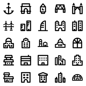 +51 Places Icons Packs Free Downloads - OnlineWebFonts.COM
