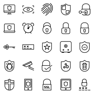 +30 Security Icons Packs Free Downloads - OnlineWebFonts.COM