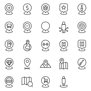 +63 Windows Maps Icons Packs Free Downloads - OnlineWebFonts.COM