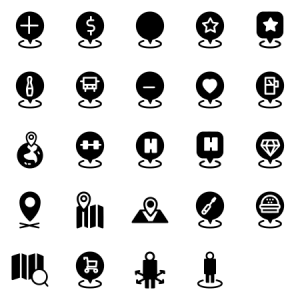 +50 Maps Navigation Linear Black Icons Packs Free Downloads ...
