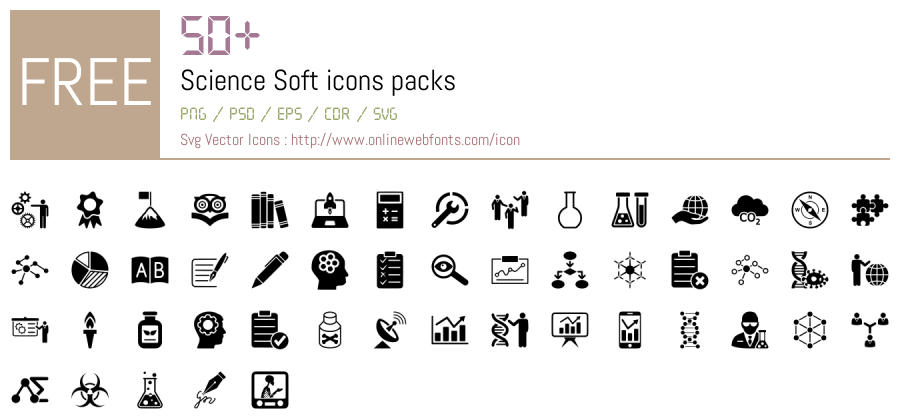 +50 Science Soft Icons Packs Free Downloads - OnlineWebFonts.COM