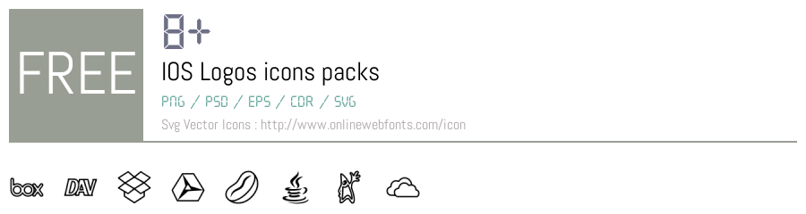 +8 IOS Logos Icons Packs Free Downloads - OnlineWebFonts.COM